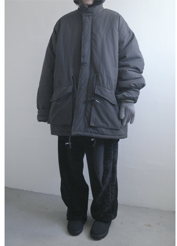 에프터먼데이 fishtail quilted short parka (2c)