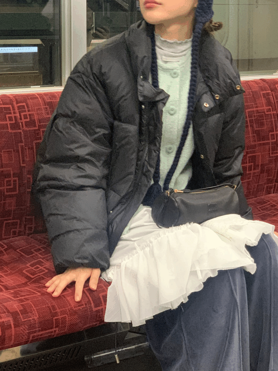 러브코드유 duck down padding jumper (2color)