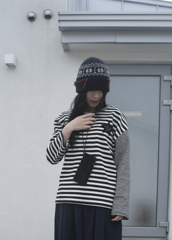 에프터먼데이 snow thread beanie (2c)