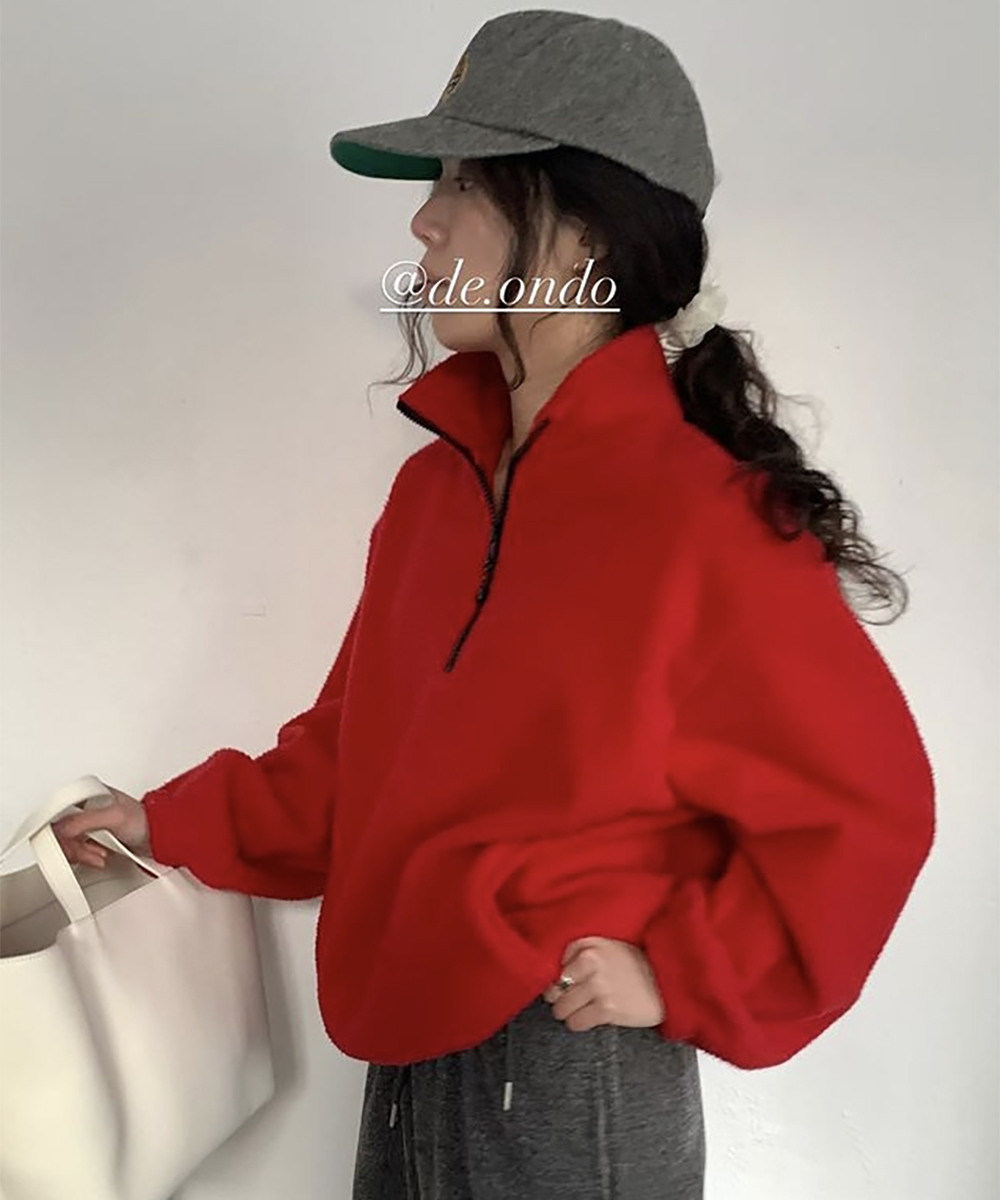 버나뎃 드온도 플리스 풀오버 (2col) deondo