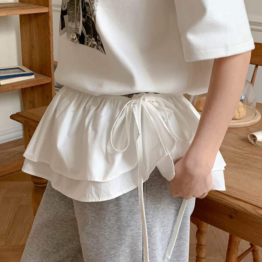 아더먼데이 레이어드🥰포인트 르떼 미니 랩스커트 레이어드스커트 프릴스커트 미니스커트 프릴레이어드 연말룩 여자미니스커트 프릴랩 랩스커트