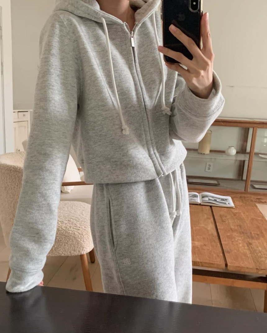 올마이탄 아이 당일 / riette 리에뜨 라우드 후드 집업 맨투맨 기모 스웻셔츠 팬츠 세트가능 (2col)