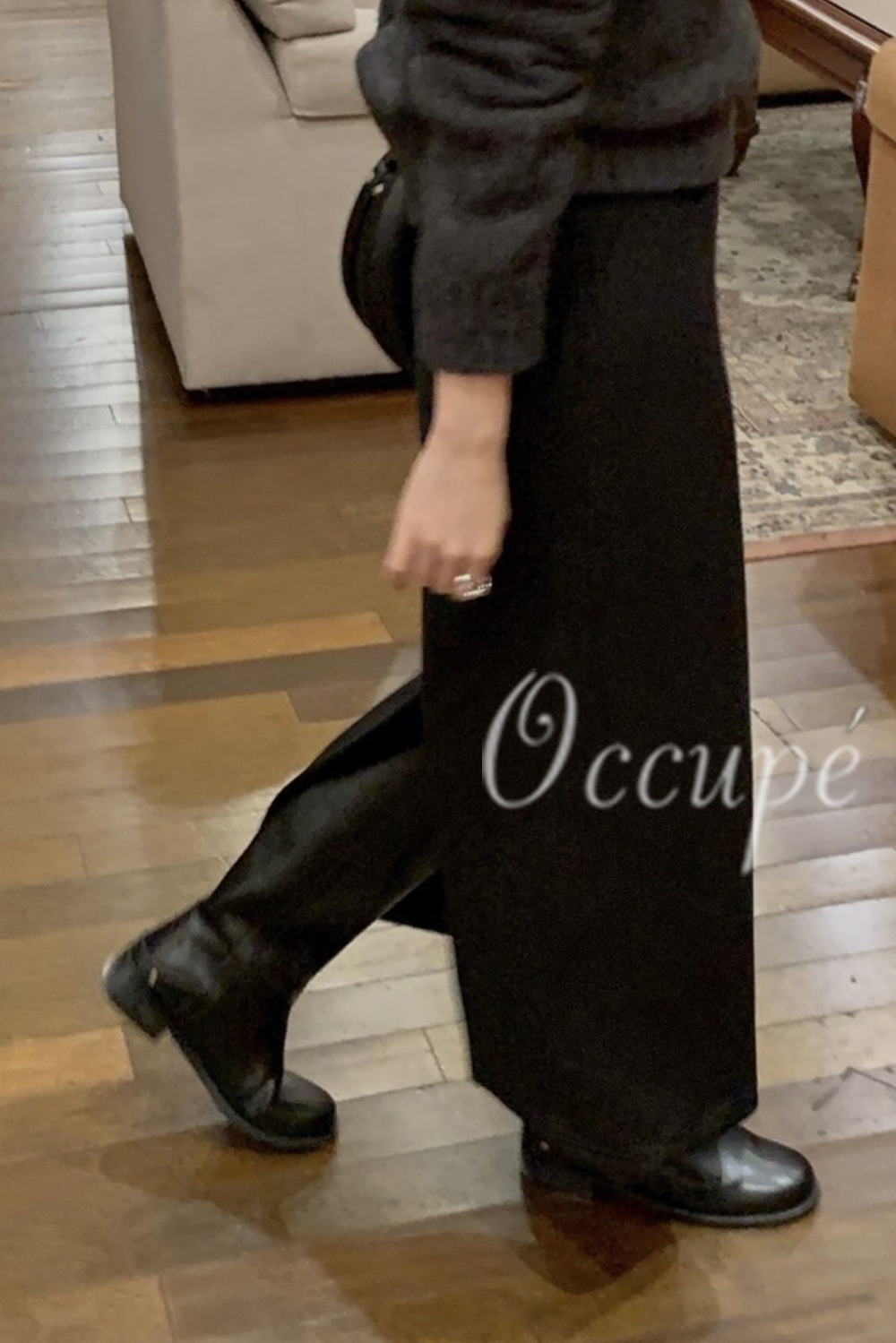 오큐페 [당일발송]미엘 르다 울 스커트 (2col) miel h라인 롱스커트