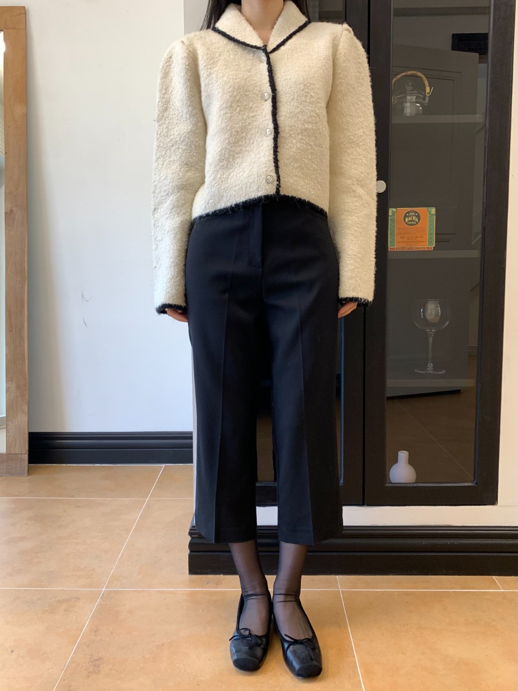 프릴리 PP. Capri Slit Pants