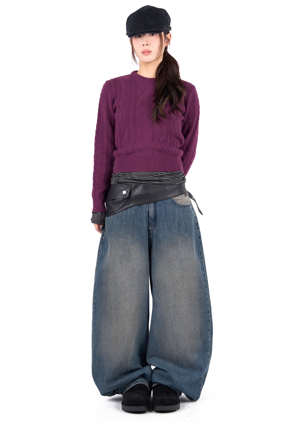 릿킴 REVERSE POCKET JEANS