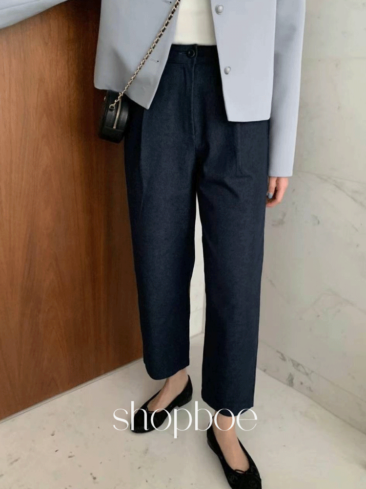 샵보애 (세일/한정수량/당일발송) freelove 프리러브 생지 모던 팬츠 (2col)