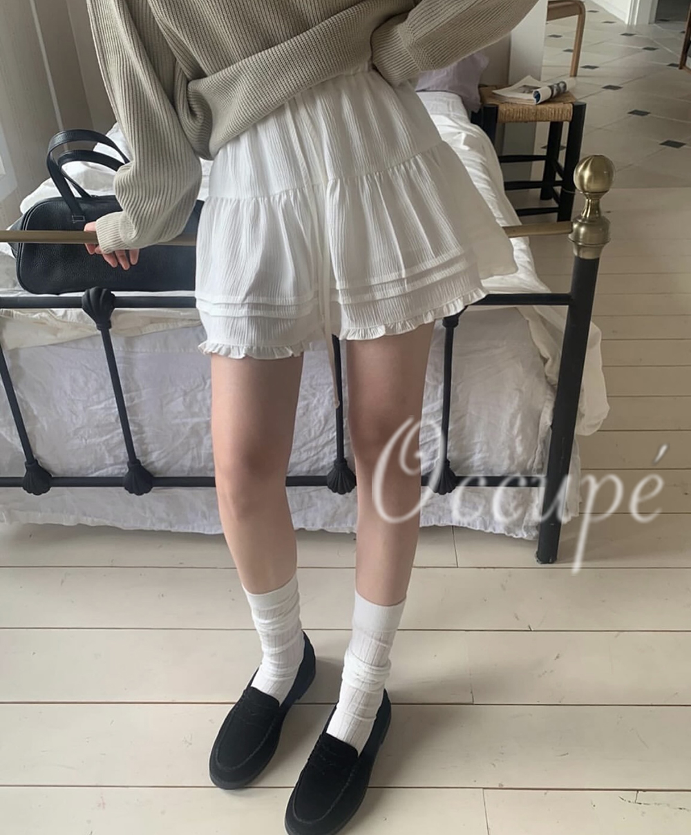 오큐페 [당일발송]pyt 프리티영띵 투투 레이스 미니 스커트 (2col) 프영띵