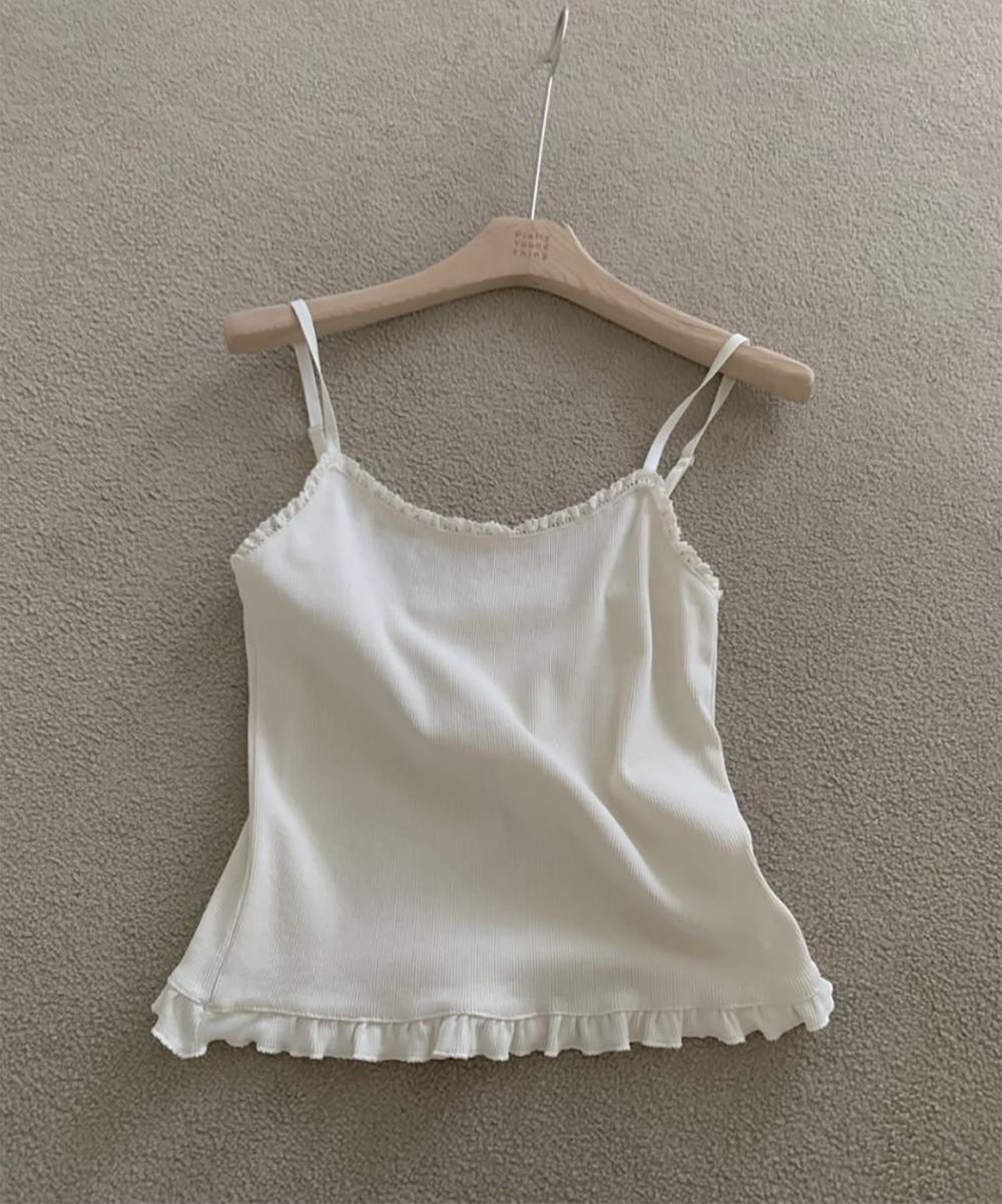 버나뎃 [당일 아이제외]Pyt 퍼피 레이스 나시 (5col) 프영띵 프리티영띵