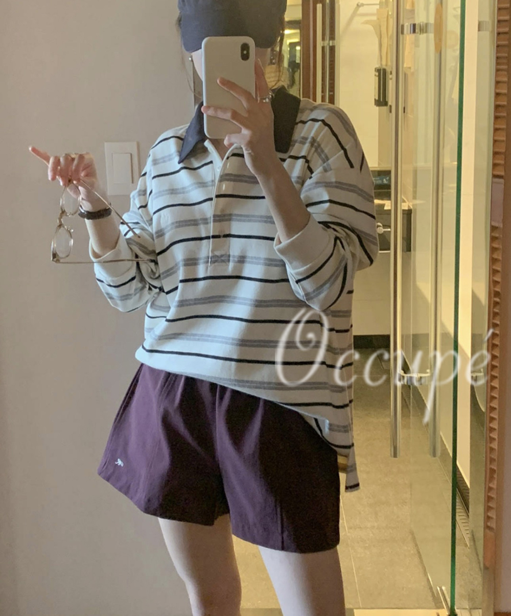 오큐페 아잉 옥스포드 팬츠 (3col) areing 봄반바지 숏팬츠