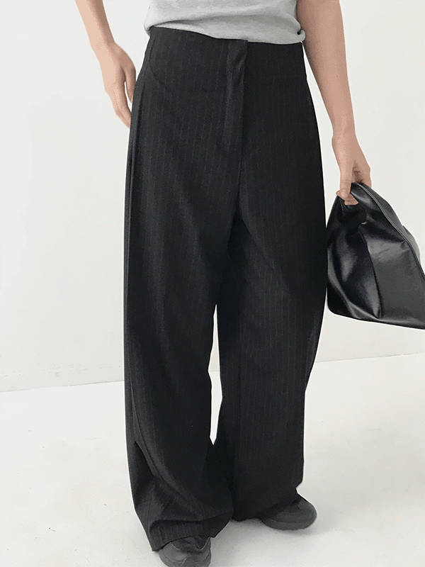 블렘토 Clean Stripe Slacks