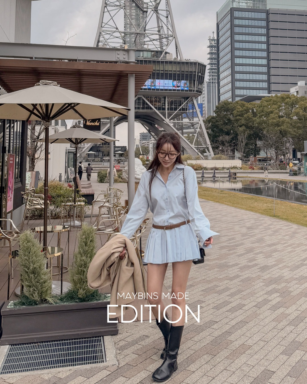 메이빈스 [쇼핑지원금-1만원/MADE]셀리 플리츠 셔츠 미니 원피스(자체제작 제작상품 미니원피스 플리츠미니원피스 플리츠원피스 로우웨이스트 데일리룩 출근룩 격식룩 모임룩 데이트룩)