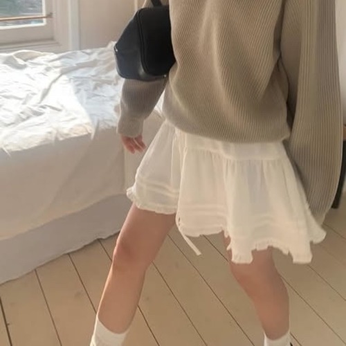 헤브봄 [화이트 바로배송] 프영띵 투투 레이스 스커트/ 프리티영띵/ PYT (2 col)