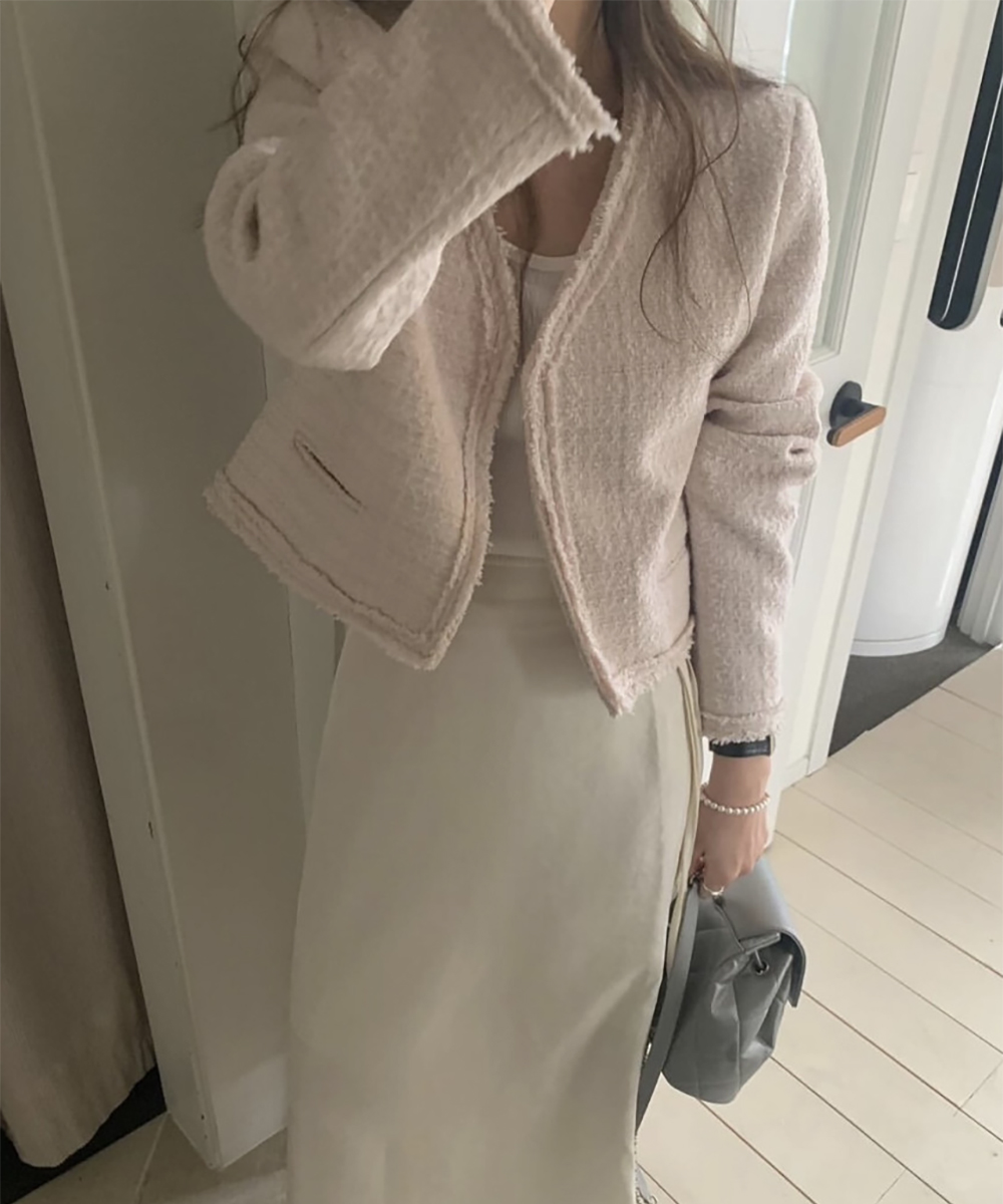 버나뎃 Pyt 러빈 트위드 자켓 (2col) 프리티영띵 프영띵