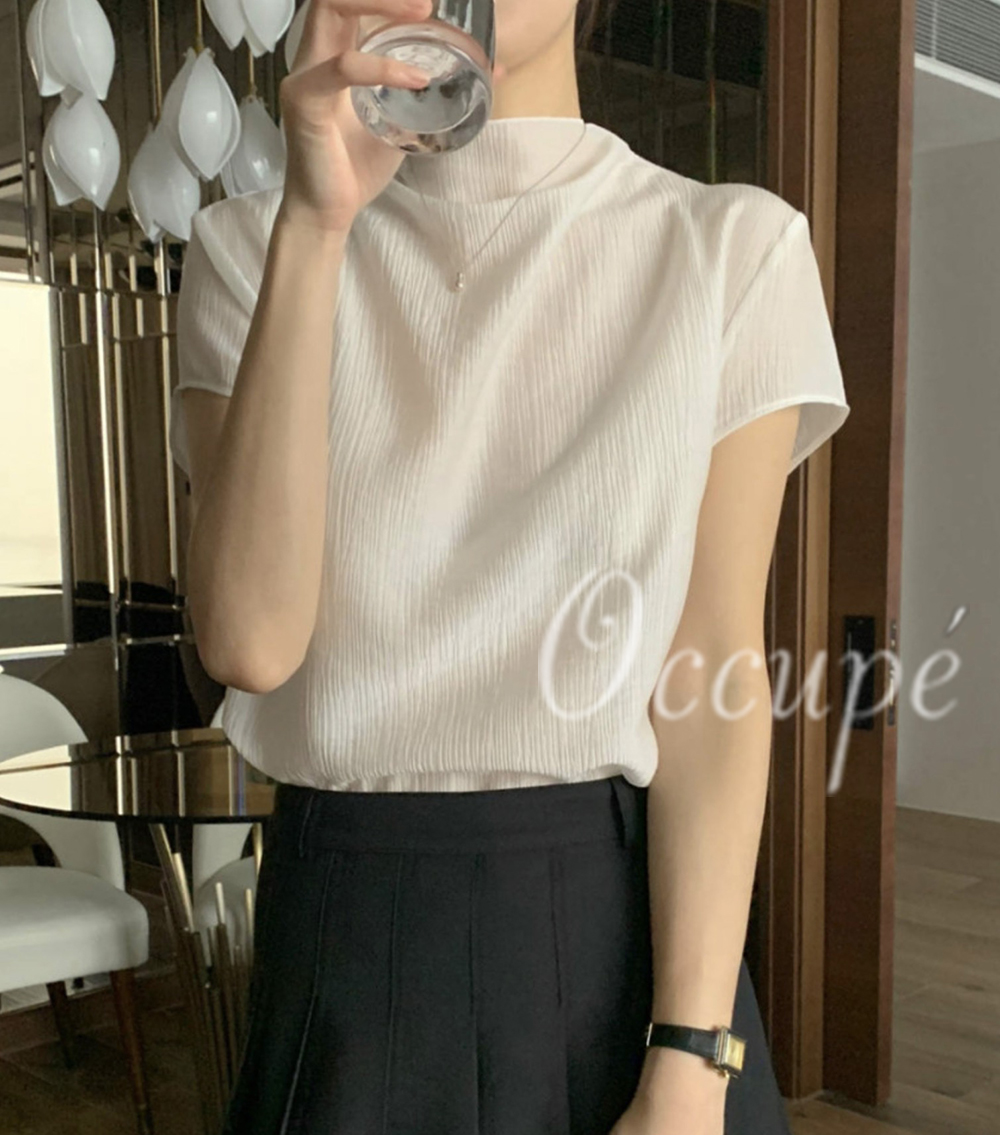 오큐페 시그니처 미스 블라우스 (2col) signature