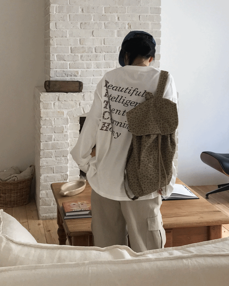 노어슨 CHARMING PRINTING SLEEVE T