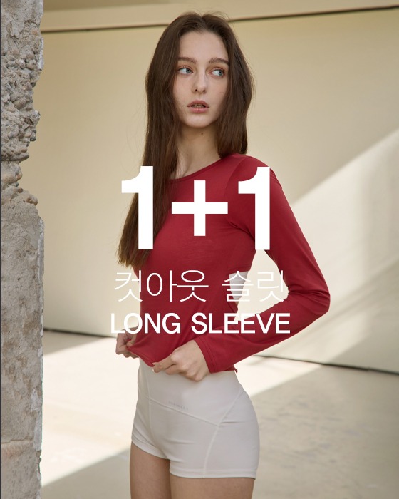 데비웨어 [1+1] 컷아웃 슬릿 티셔츠DEVI-T0127 + DEVI-T0127