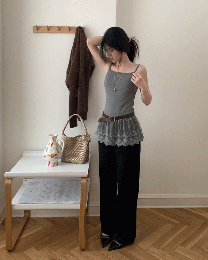 모어멜팅 로라 레이스 나시 - 4color