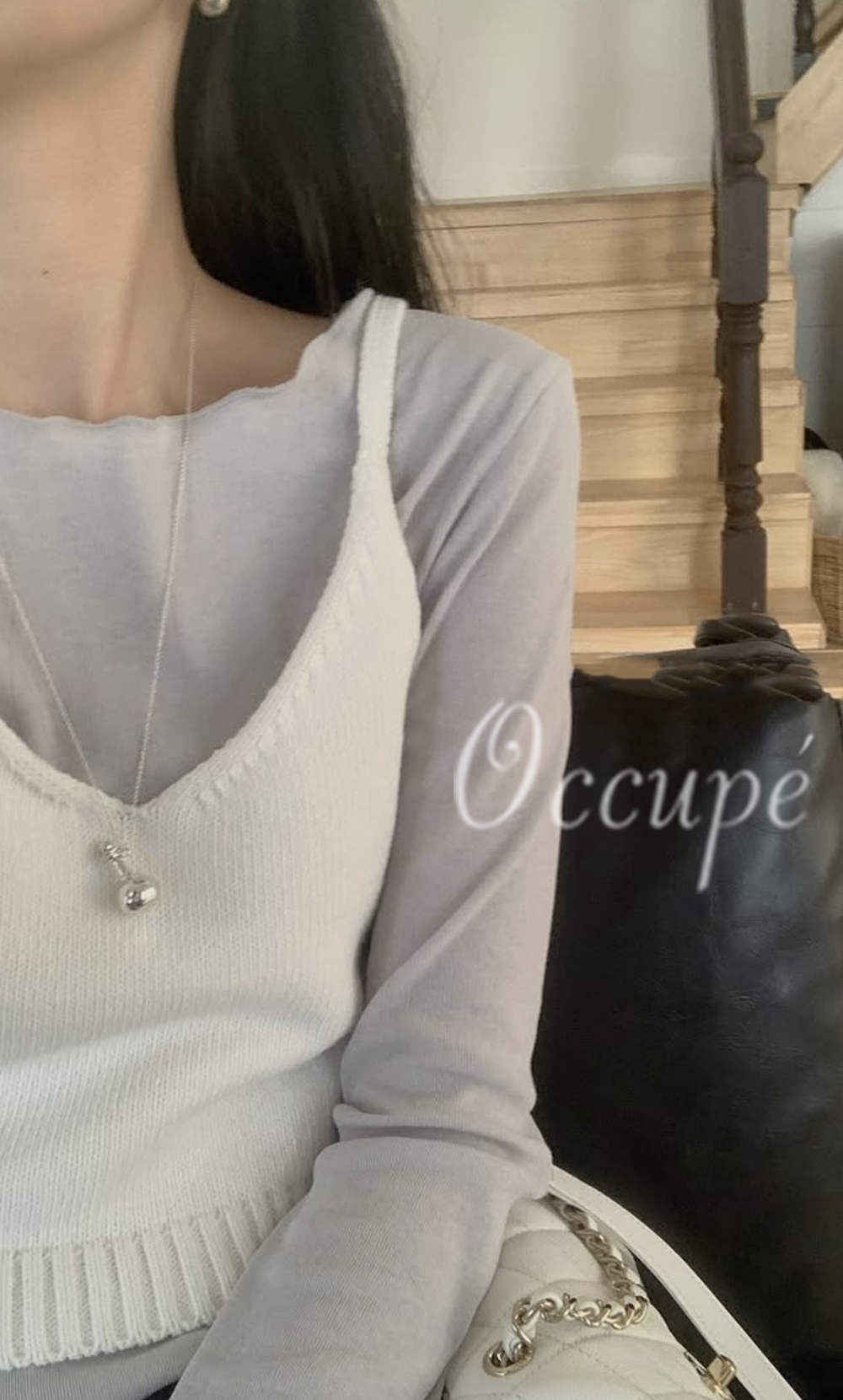 오큐페 미엘 메이 뷔스티에 니트 (3col) miel 니트나시