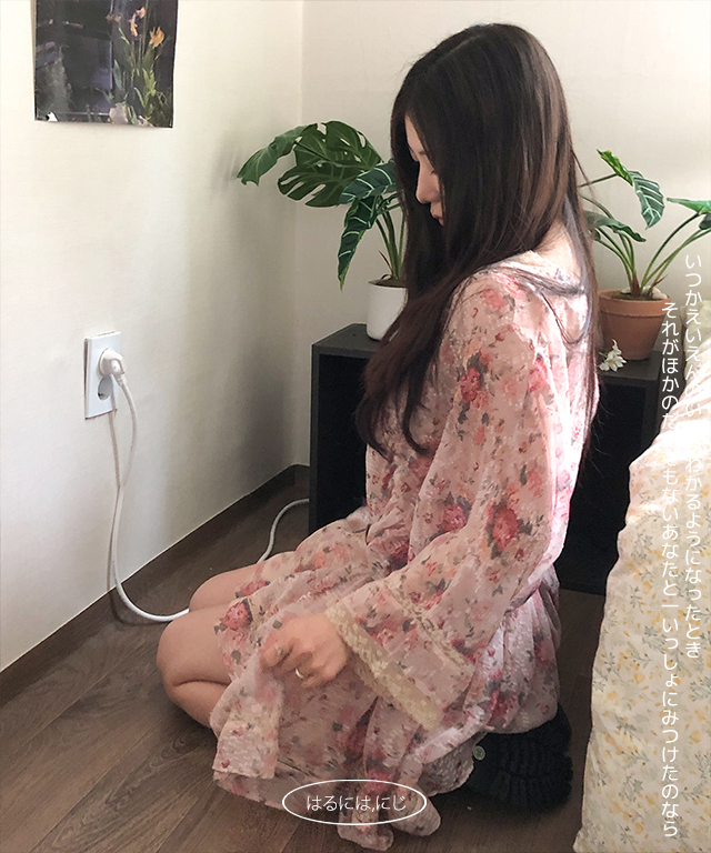 니지 sayuri flower dress 2 color