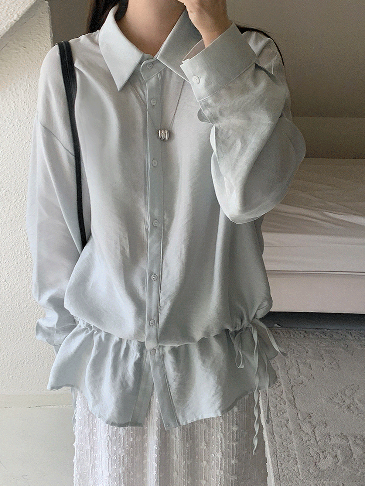 어리틀빗 lovin string shirt (3color)