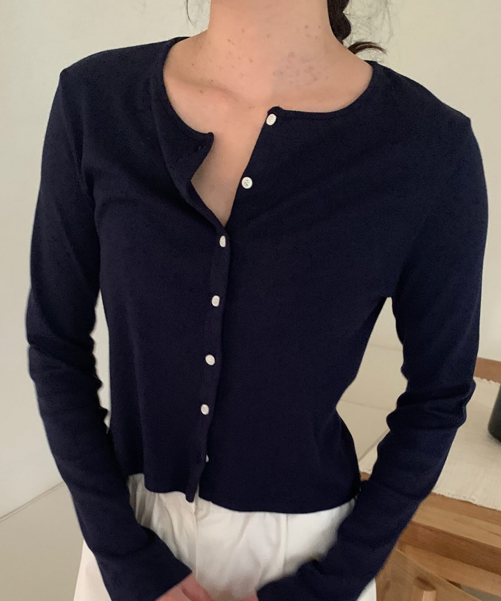 버나뎃 [당일 크림]드온도 모달 가디건 (4col) deondo