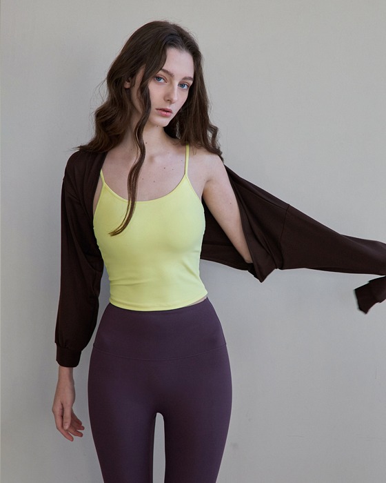 데비웨어 플리아 크롭탑DEVI-TS0050-레몬