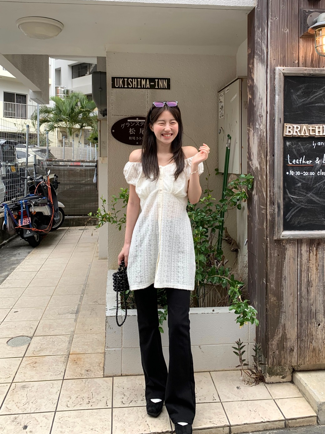 프릴리 DW. Peanut Lace Layered Ops