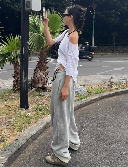 올슨 roll up sweatpants