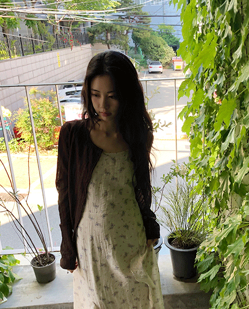 데일리마켓 petal button cardigan / 3color