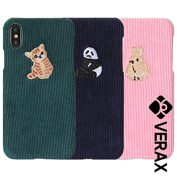 베락스 VP001 아이폰7플러스 자수 골덴 니트 하드케이스 커버