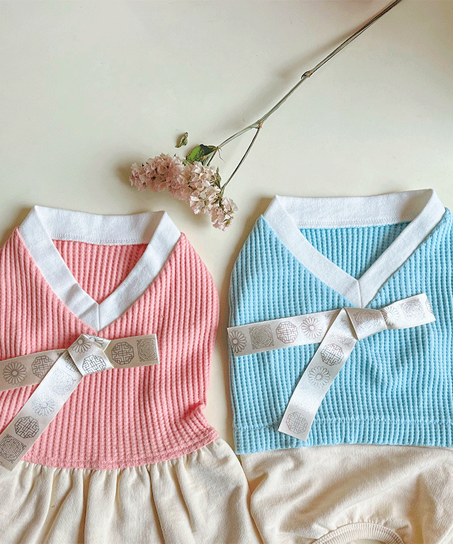 강아지 한복 남아 여아 2color 애견 반려견 한복