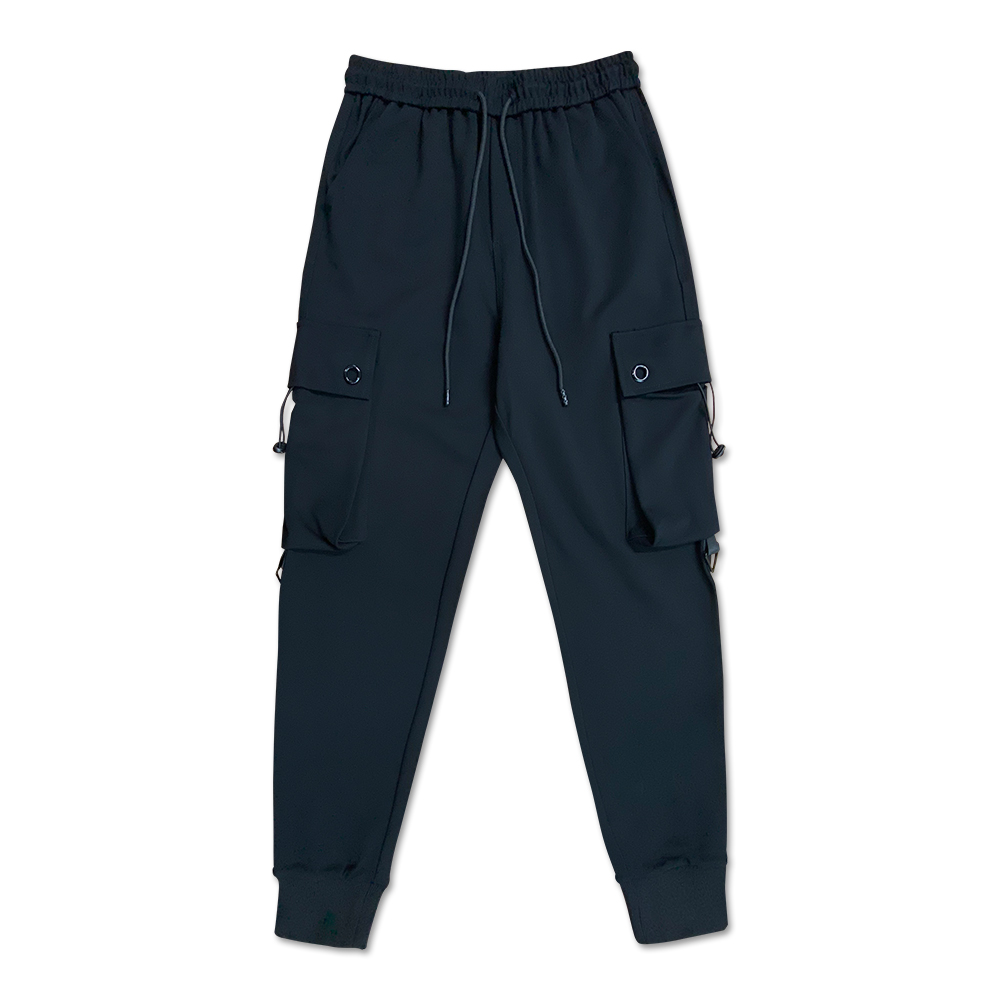 더블제이디 [더블제이디] DBJD 슬림 레귤러핏 FW 조거 팬츠 블랙