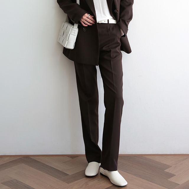 제이어반스 [ 당일출고ㅣMADE : JU ] 메이론 슬림 기본 일자핏 롱 슬랙스 2col