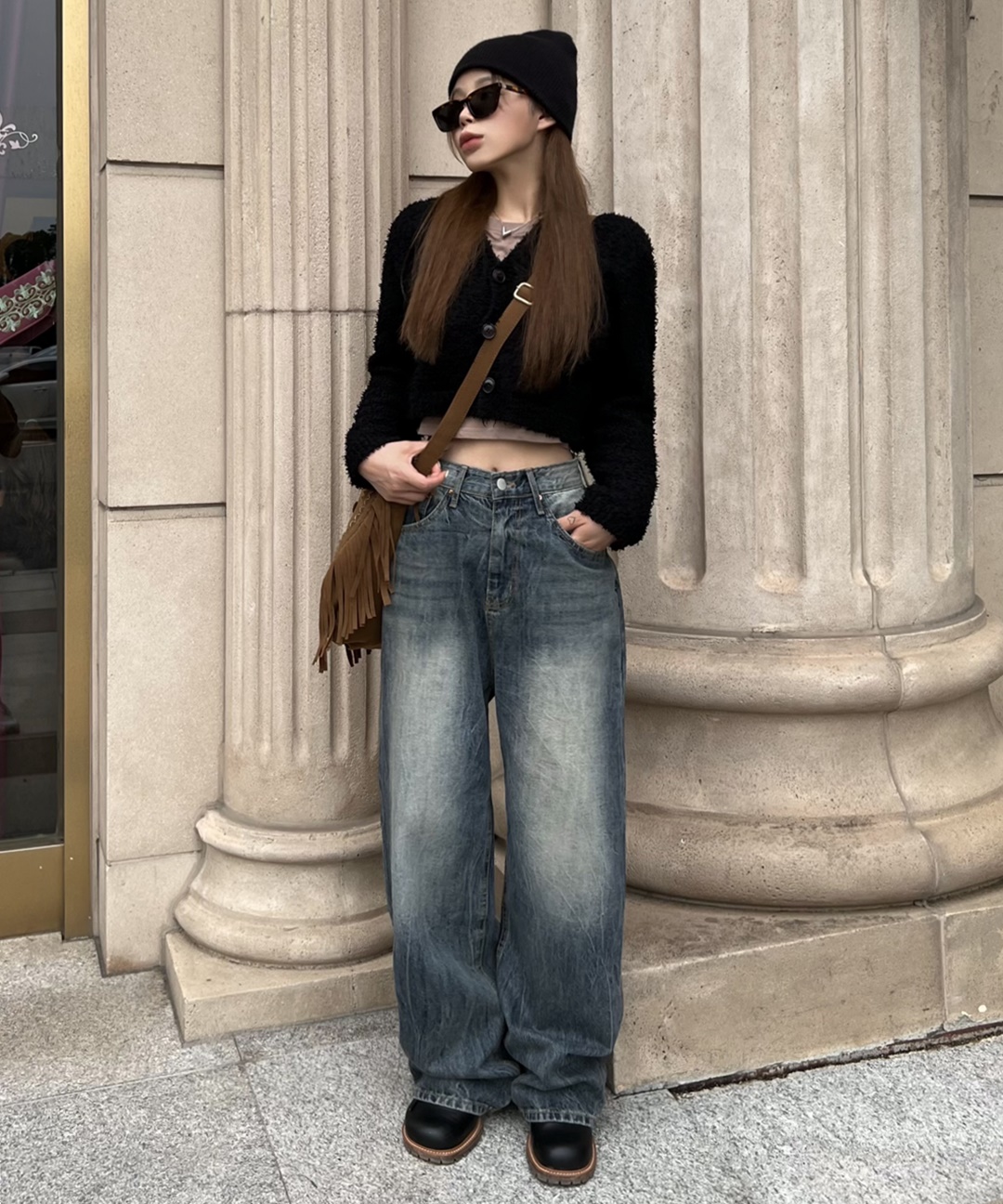 워무드마인 (3size/당일발송) retro washing denim pant / y2k 빈티지 유니크 그라데이션 워싱 데님 와이드 팬츠 청바지 유니크바지 빈티지바지 워싱진