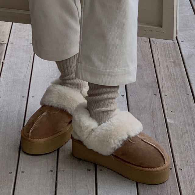 다미님 통굽5cm 키높이 어그 슬리퍼 샌들 가보시 양털 뽀글이 슬리퍼 쿠션 실내화 부츠 워커 로퍼 신발 산타걸 캐릭터 숏 스웨이드 가죽 스퀘어 겨울 기모 스트랩 리본