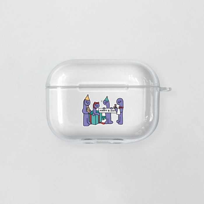 168cm케이스 Airpods Pro2 투명 올리 보라 파티 에어팟 1세대 2세대 3세대 에어팟프로 에어팟프로2 블루투스 케이스