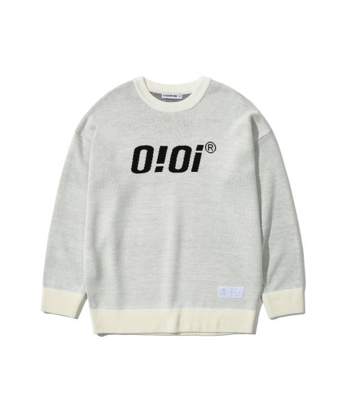 OIOI LOGO KNIT II [WHITE]