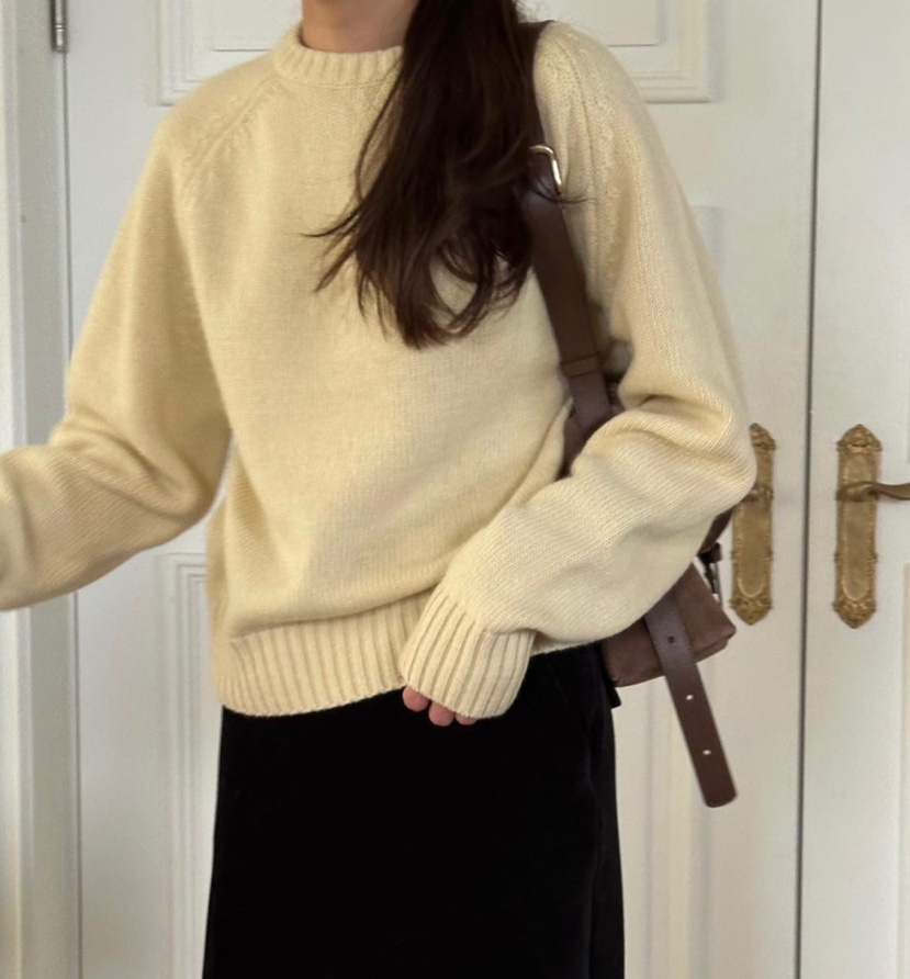 오베이즈 드온도 deondo 더블 새들 라운드 메리노 울 니트 (5color)