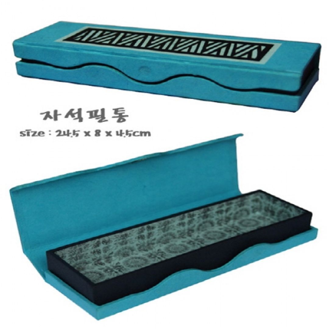전통 한지 공예 자석 필통 만들기 재료 3개묶음 문양 도구 마롱