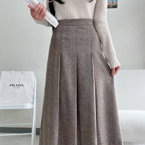 🧶 울함유 베릿 헤링본 울스커트 롱스커트플리츠스커트코듀로이스커트니트스커트체크스커트플레어스커트핀턱스커트모직스커트