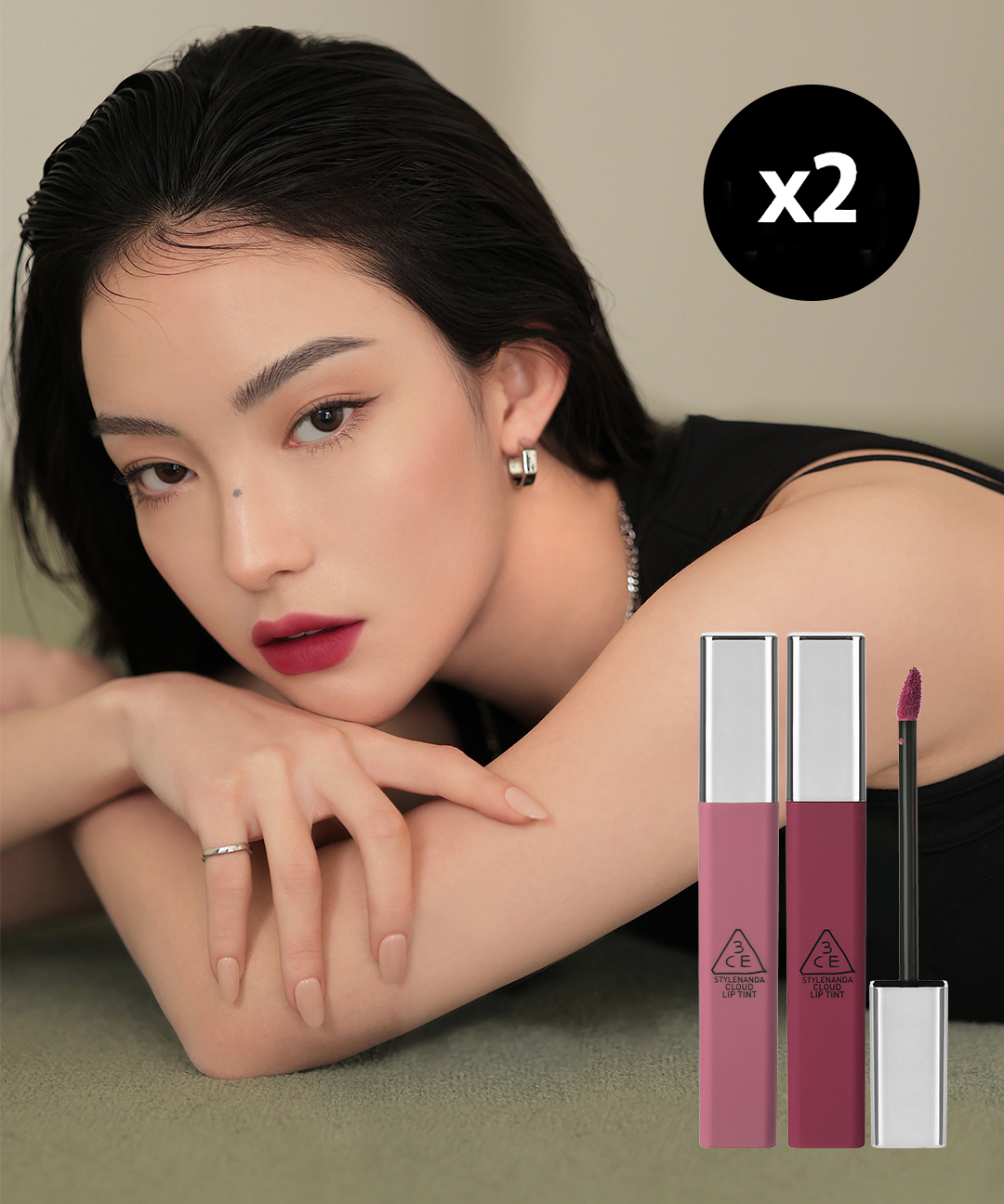 3CE [1+1] 클라우드 립 틴트 듀오 세트