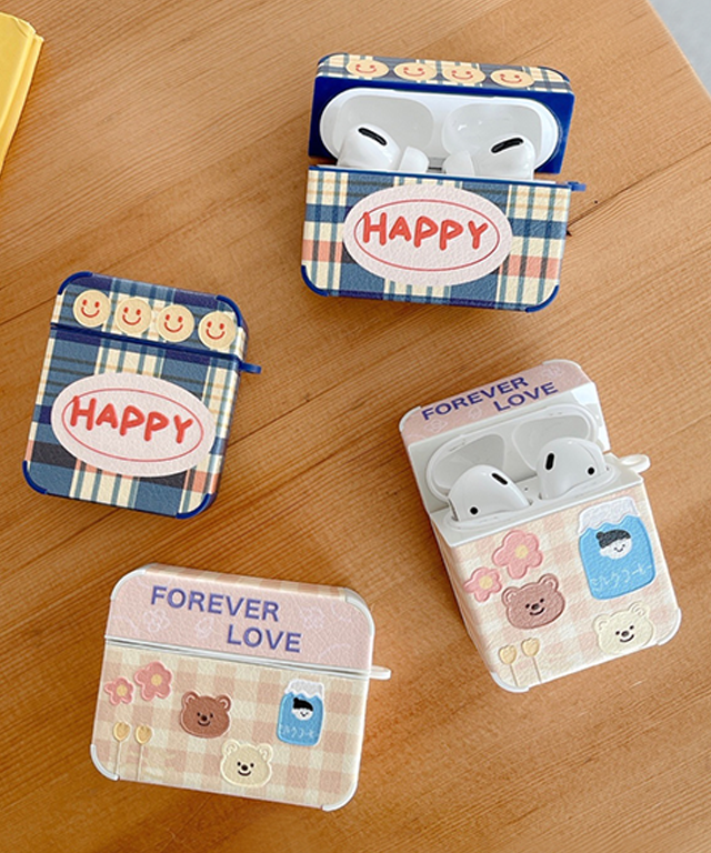 나인틴프라이데이 🚀당일출고 큐브 사각 에어팟 케이스 에어팟1 에어팟2 에어팟3 프로 프로2 1세대 2세대 3세대 친구 지인 가족 생일 선물 우정 우정템 커플 커플템 키링