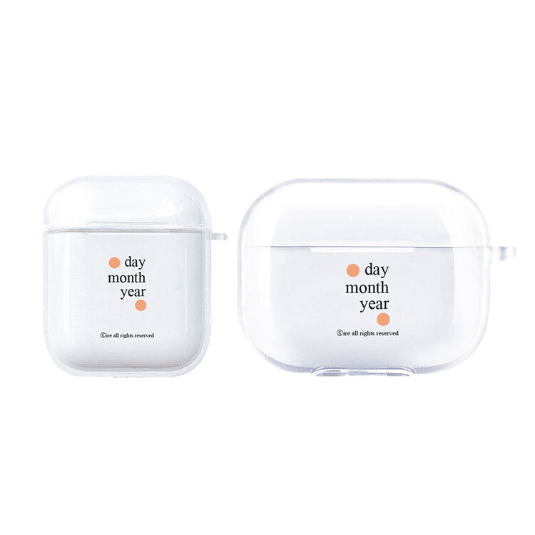 이레케이스앤굿즈 💕에어팟4세대입고💕 Daymonthyear 에어팟 1세대 2세대 3세대 에어팟프로 프로2 에어팟3 버즈라이브 버즈2 버즈프로 버즈3 버즈3프로 투명하드케이스