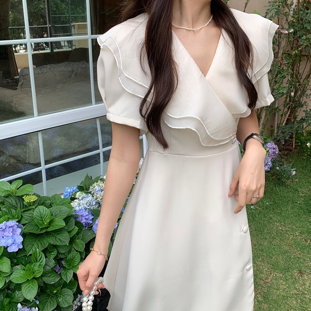 당일출고아나운서 협찬 아워 봄 여름 결혼식 하객 빅카라 원피스 돌잔치엄마 피로연 상견례 아나운서 원피스 오피스룩 데이트룩