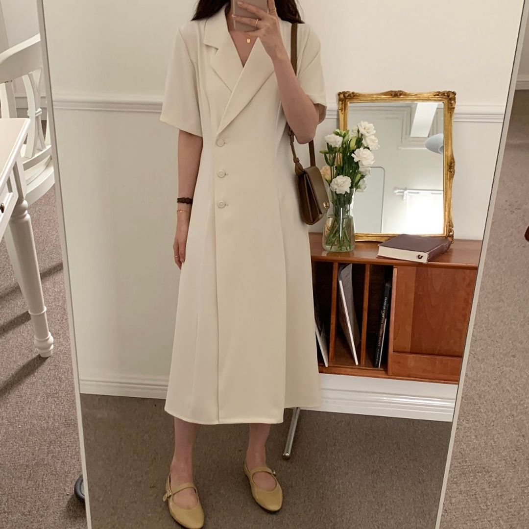 당일출고아나운서 협찬 스칼 여름 카라 하객 원피스 브라이덜샤워 피로연 상견례 돌잔치엄마 오피스룩 66 77사이즈여성쇼핑몰 르뚜앙
