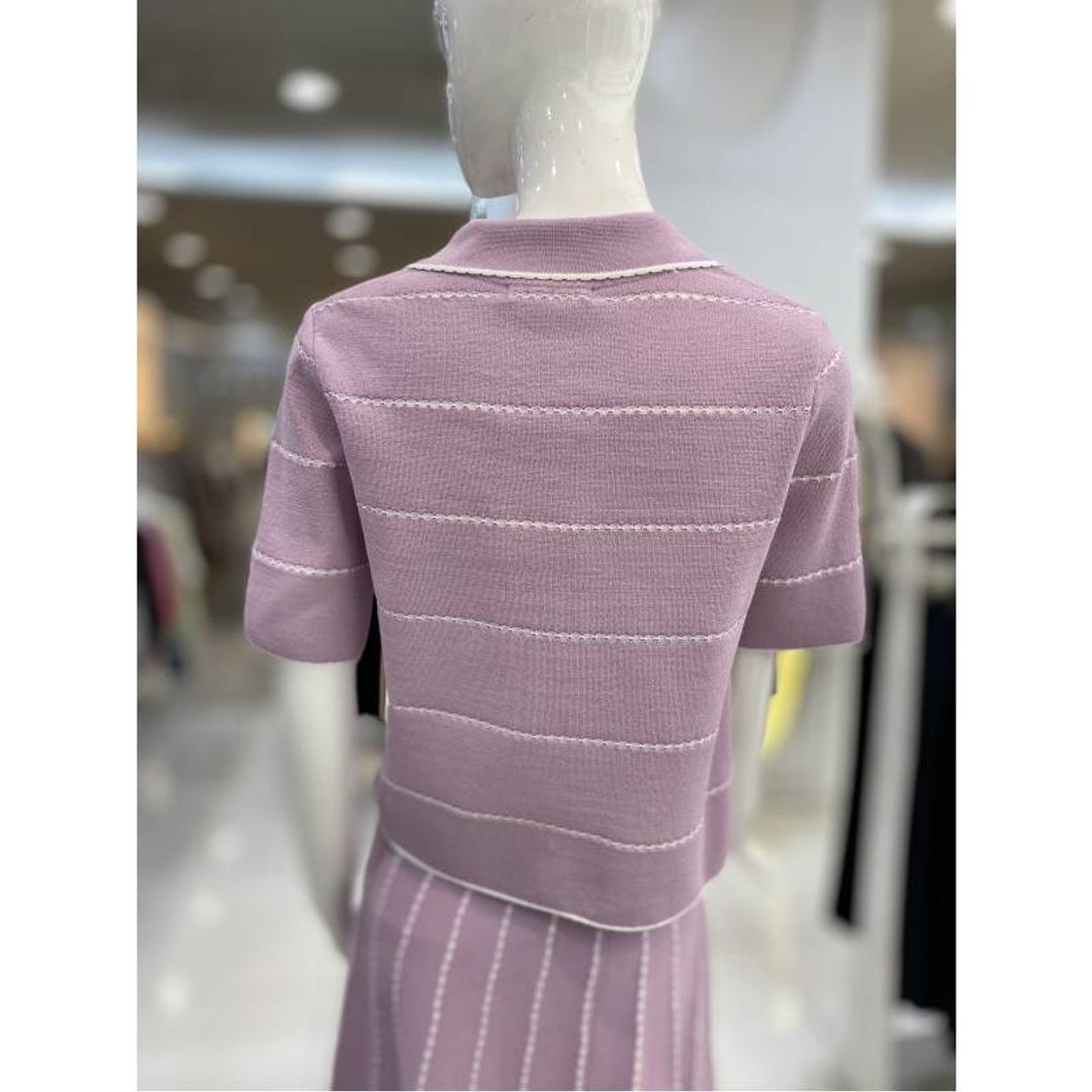 포스티 W몰 씨씨콜렉트 크롭레이스셋업카디건 E222ksl139lv