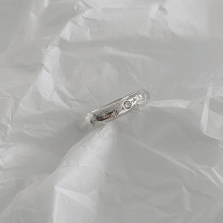 오브룬 Planet Silver Ring