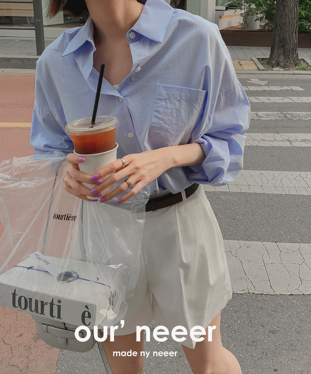 니어 [made neeer] 아르떼 루즈핏 롱 셔츠 - 5color