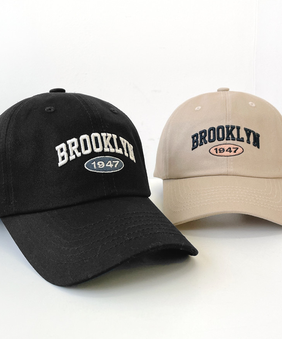 씨엘투 [데일리/무배] BROOKLYN 1947 봄여름 남녀공용 볼캡 모자