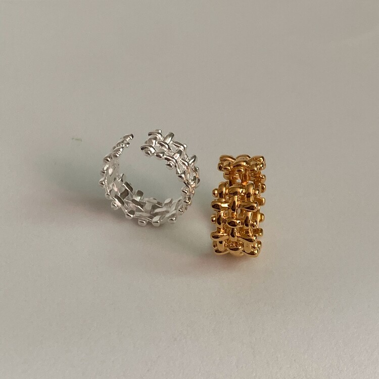(silver925) Mesh open ring